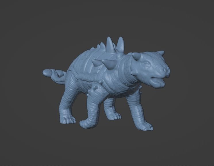 Dinosaur pinacosaurus 3D model 3D printable | CGTrader