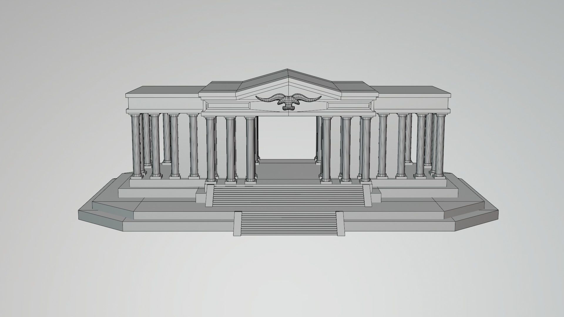 3D model Taurus Temple - Taurus House - El templo de Tauro VR / AR ...