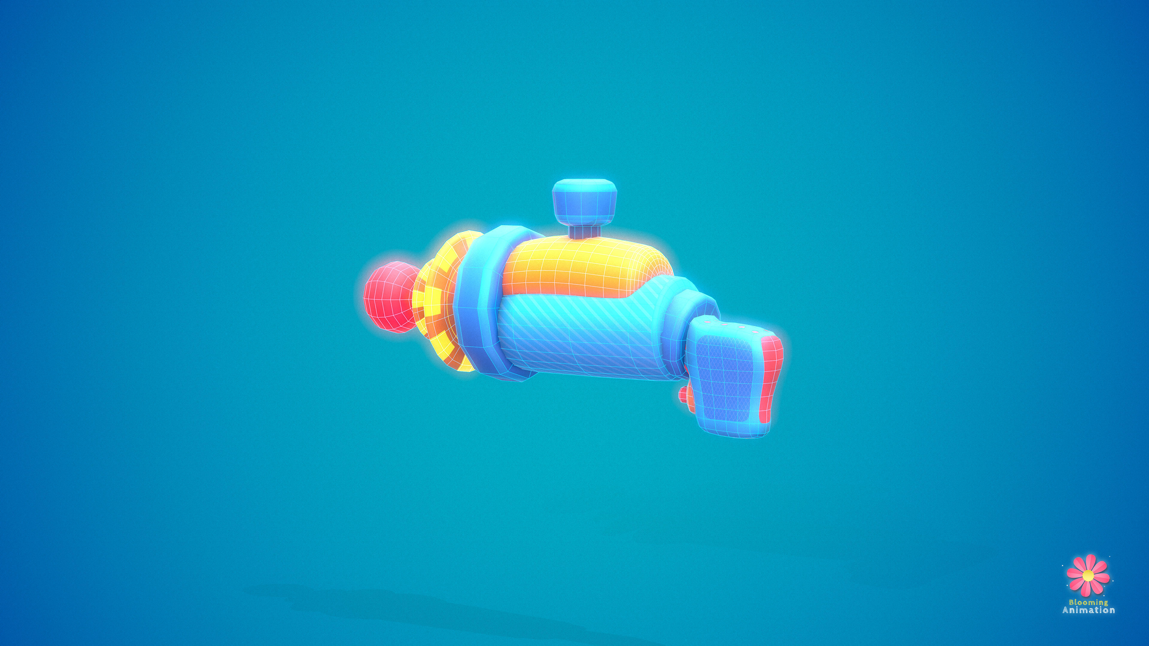 3D model Stylized Laser Gun VR / AR / low-poly | CGTrader