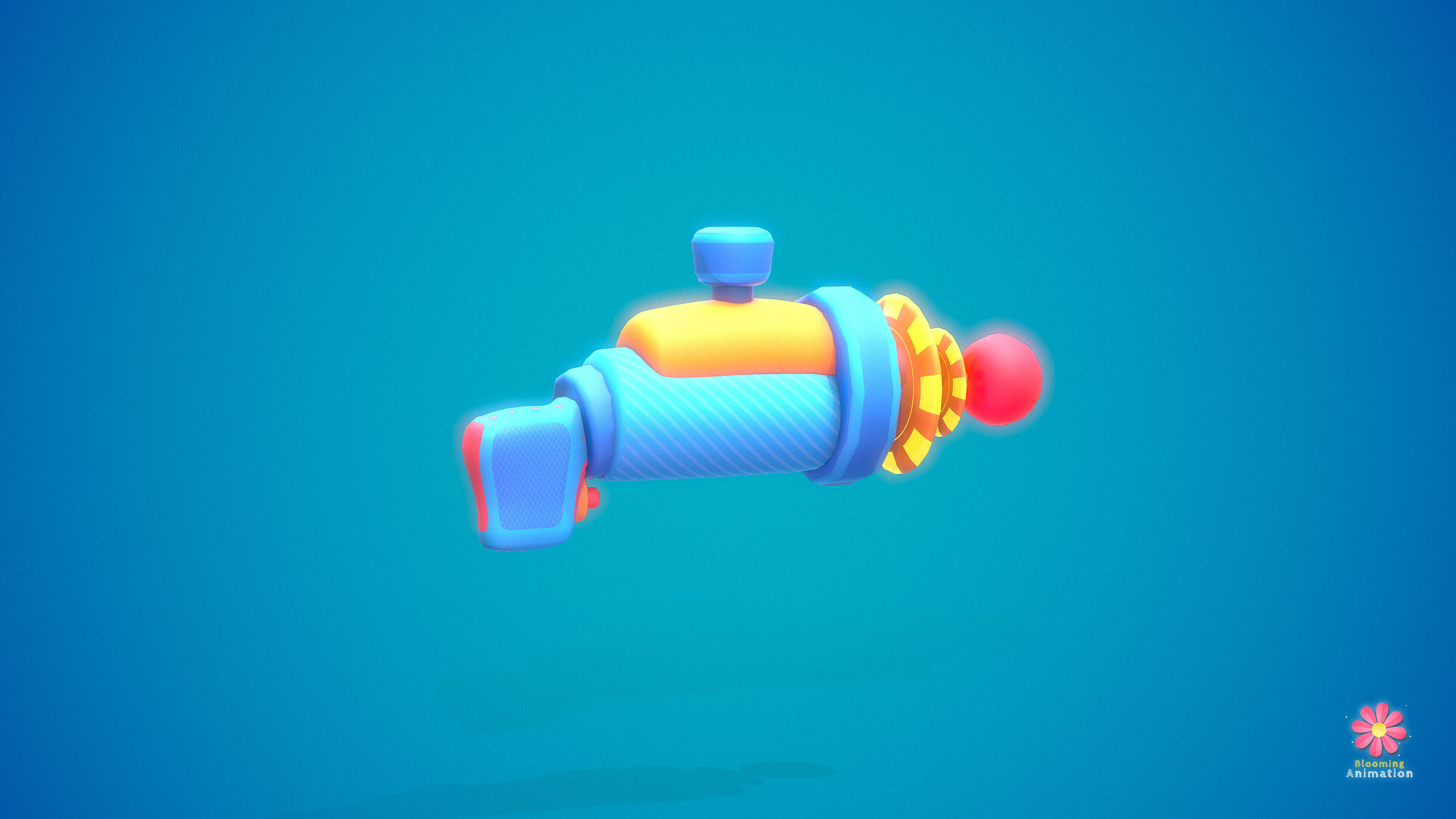 3D model Stylized Laser Gun VR / AR / low-poly | CGTrader