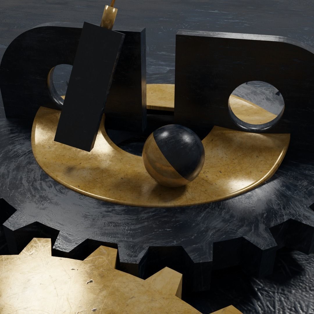 Animated Mechanical gears 3D - realistic FREE free 3D model | CGTrader