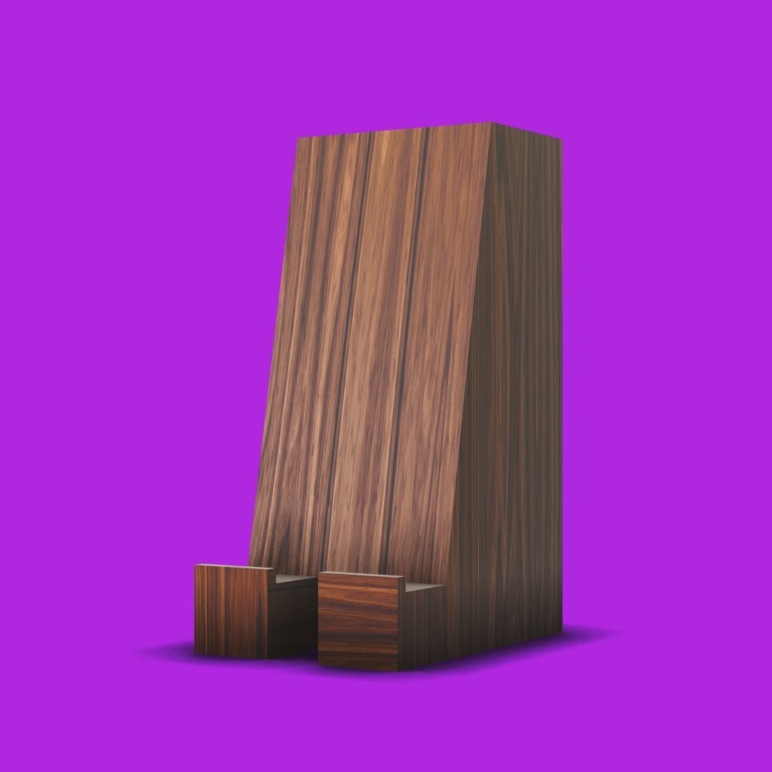 flower pot phone stand 3D model 3D printable | CGTrader