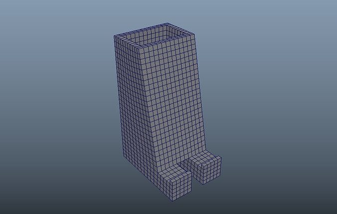 flower pot phone stand 3D model 3D printable | CGTrader