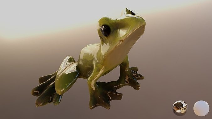 Frog 02 3D model | CGTrader