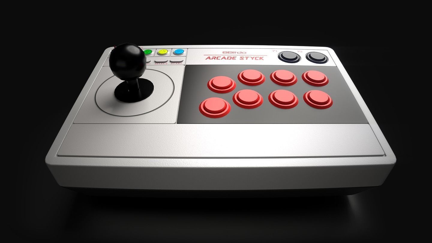 Arcade Fight Stick 8Bitdo 3D model | CGTrader