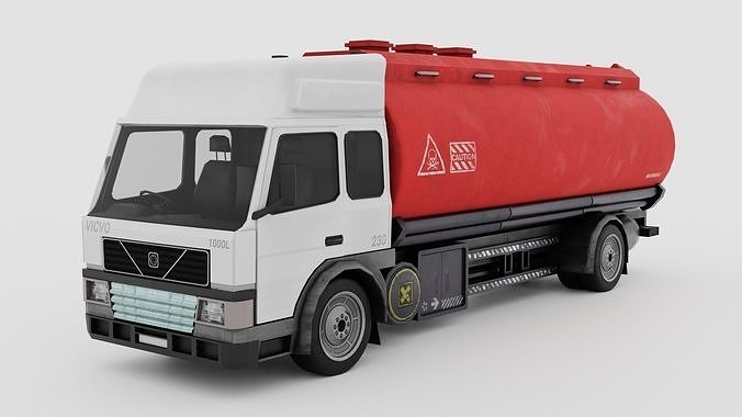 3D model Tanker truck VR / AR / low-poly | CGTrader