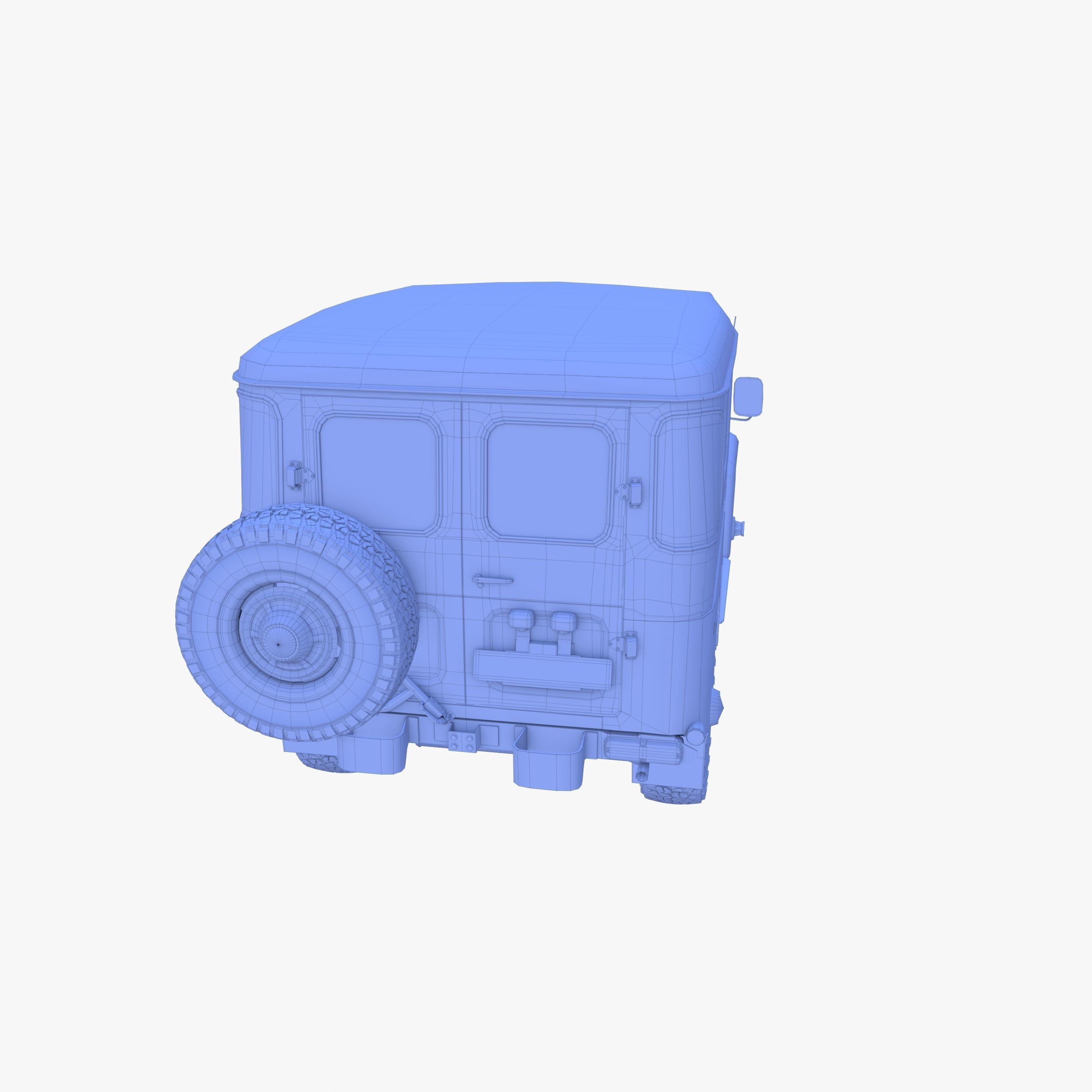 Generic 4x4 car v1 3D model | CGTrader