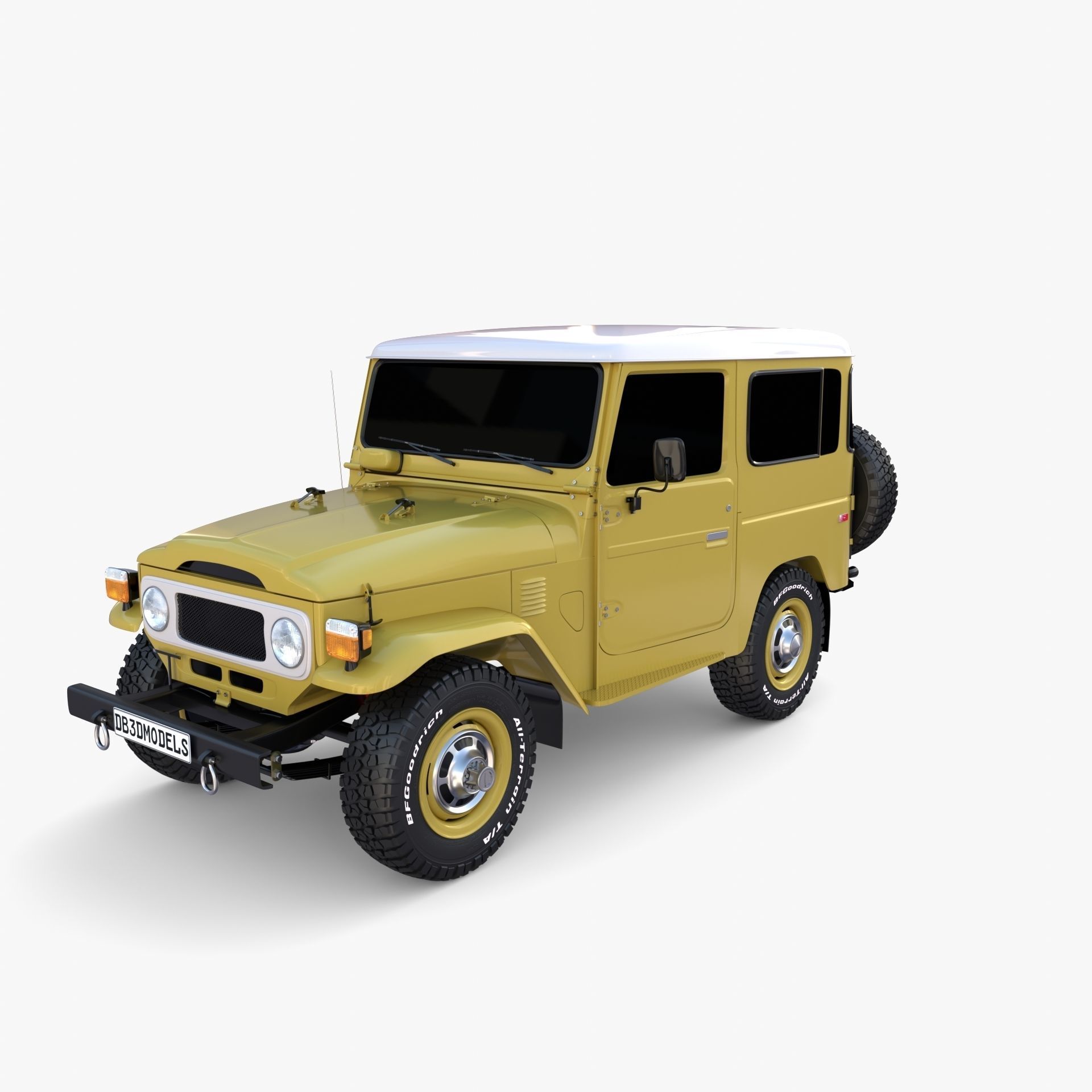 Generic 4x4 car v1 3D model | CGTrader