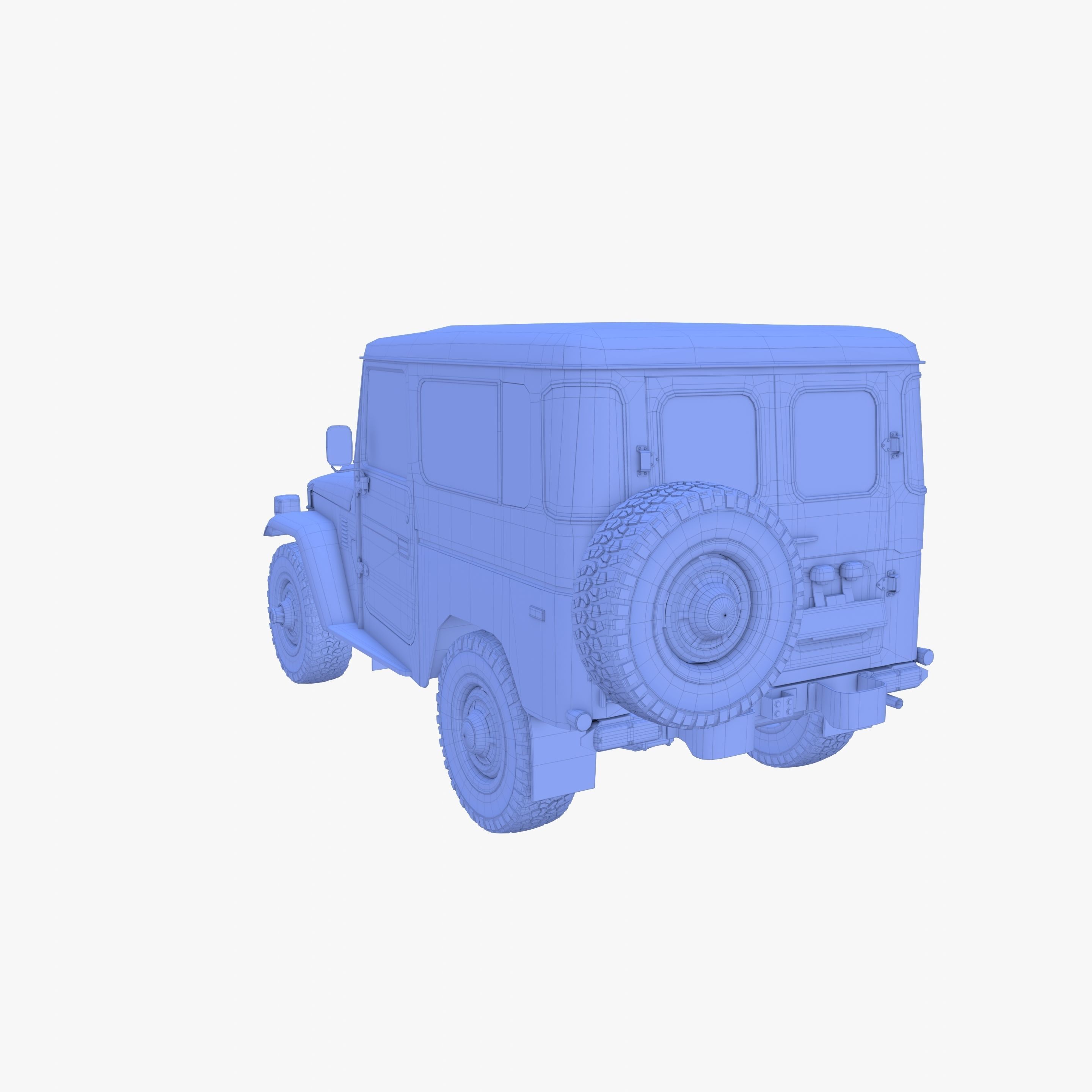 Generic 4x4 car v1 3D model | CGTrader
