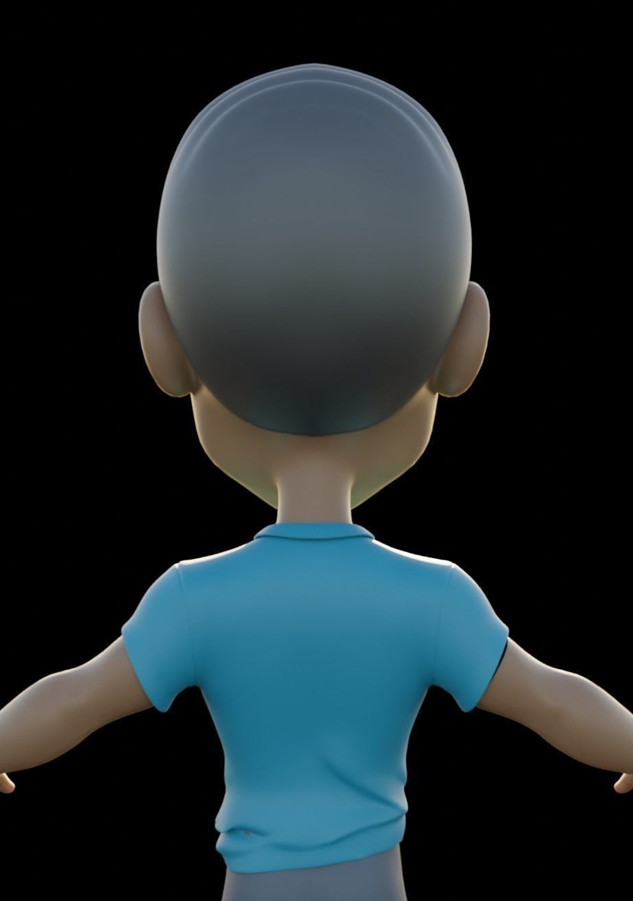 Guy Boy Young Man 3D model rigged | CGTrader