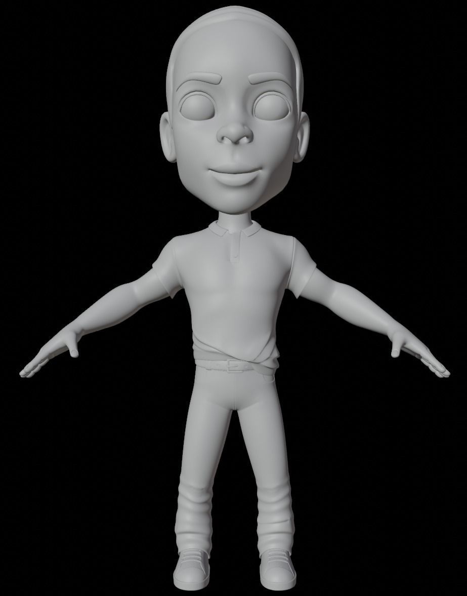 Guy Boy Young Man 3D model rigged | CGTrader