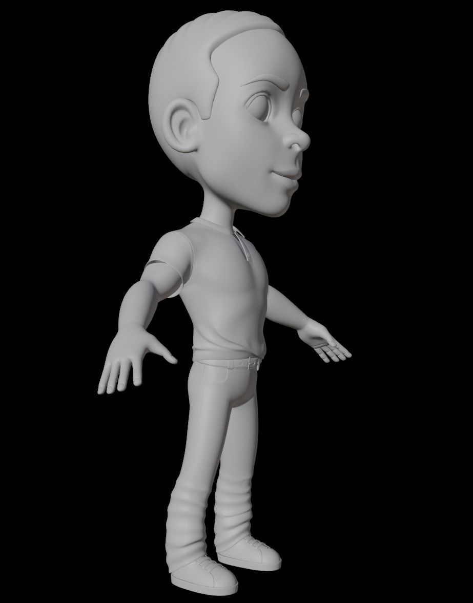 Guy Boy Young Man 3D model rigged | CGTrader