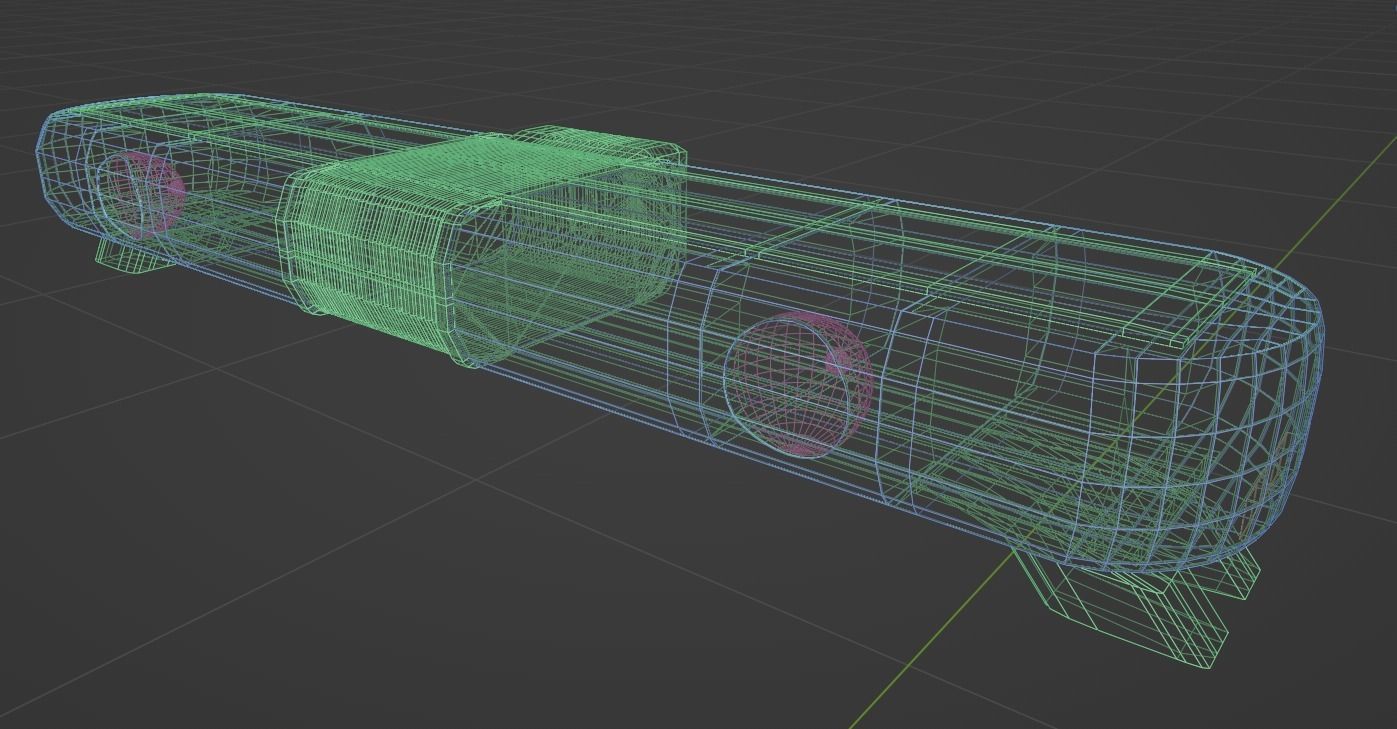 3D model Federal Signal Vama P9000 Lightbar VR / AR / low-poly | CGTrader