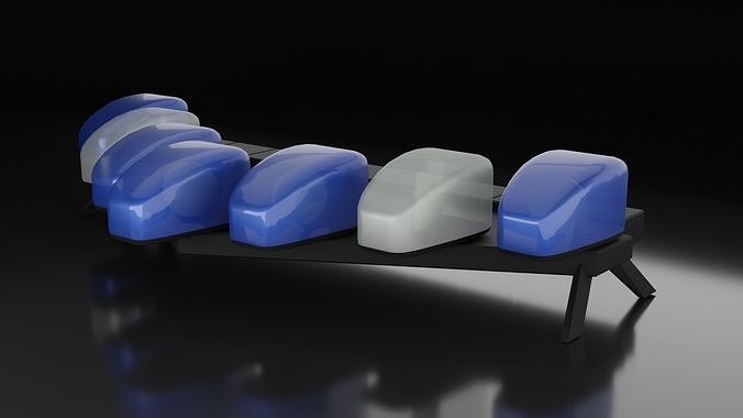 3D model Federal Signal Vector Lightbar VR / AR / low-poly | CGTrader