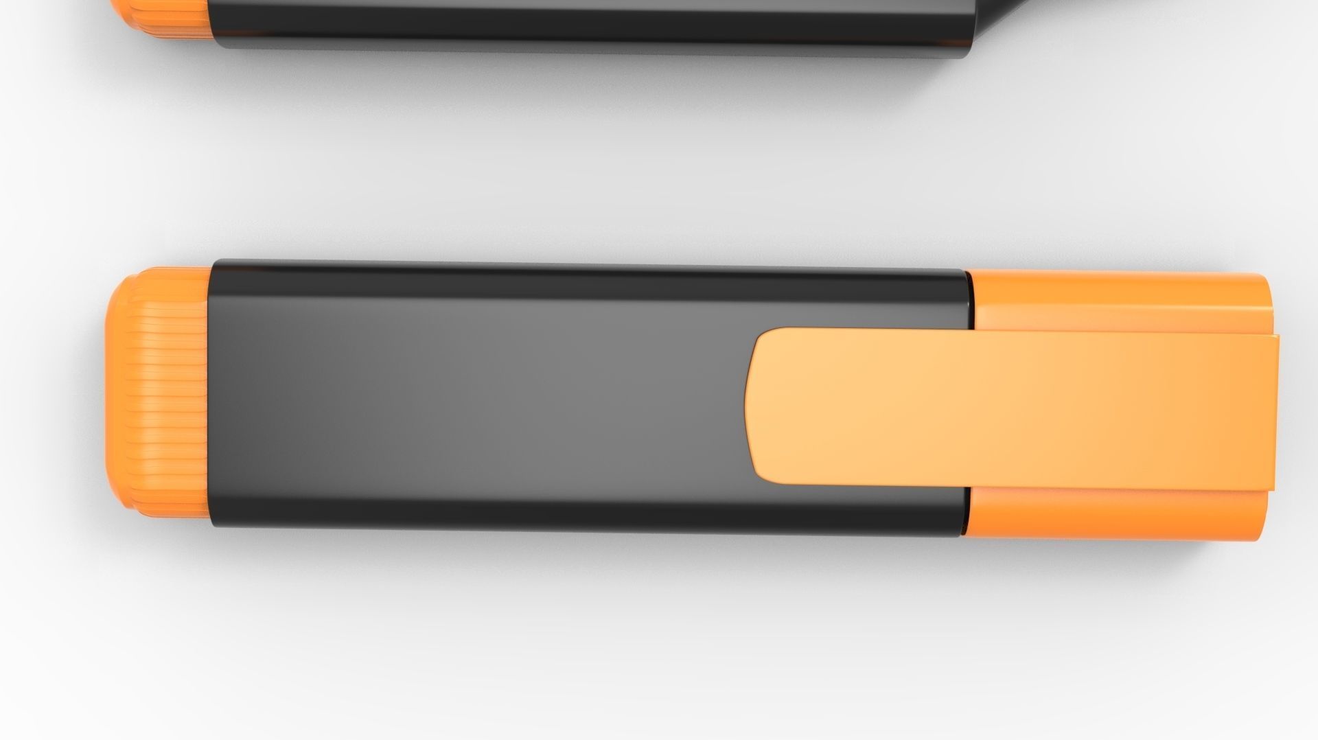MARKER ORANGE 3D model | CGTrader