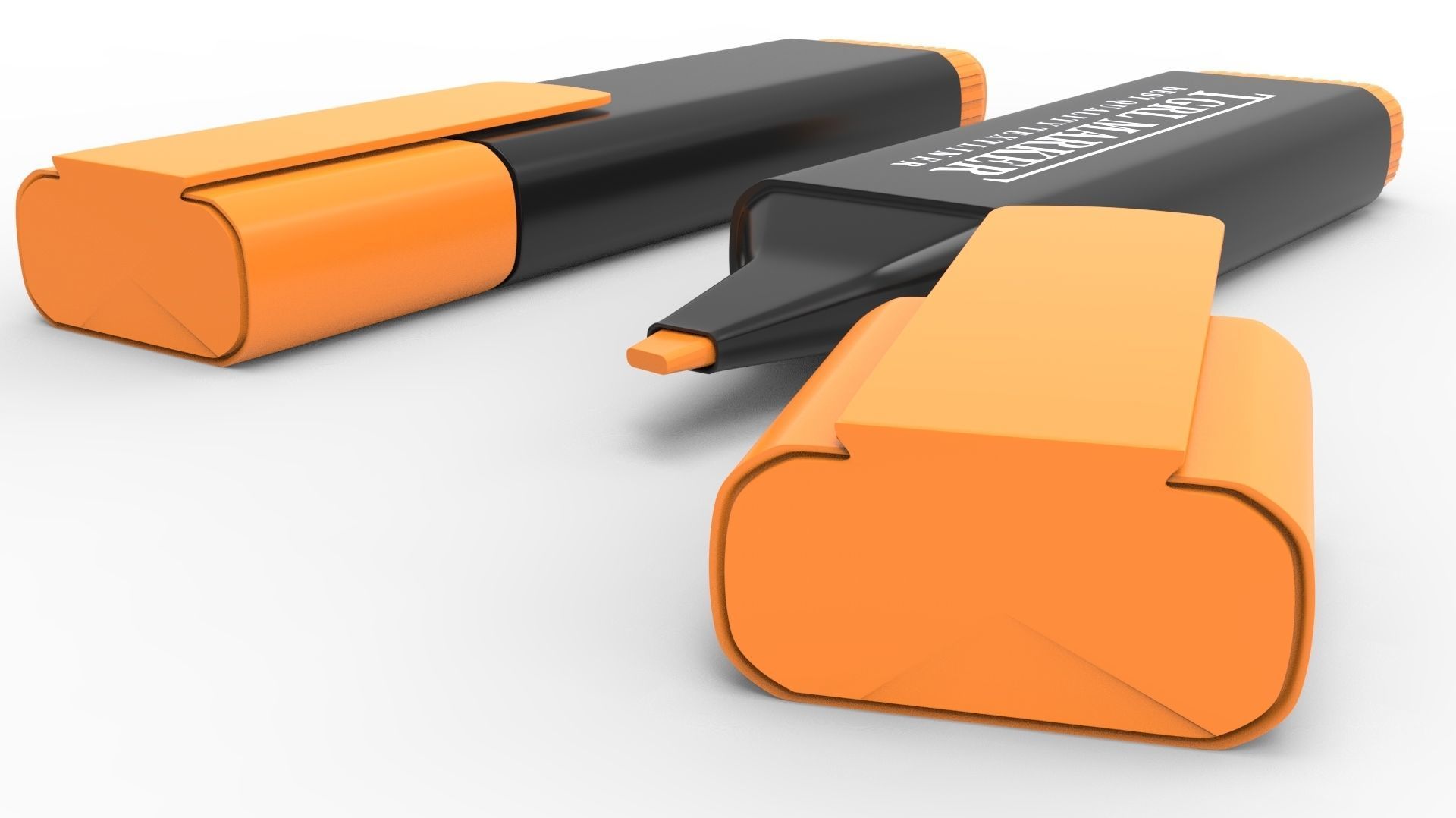 MARKER ORANGE 3D model | CGTrader
