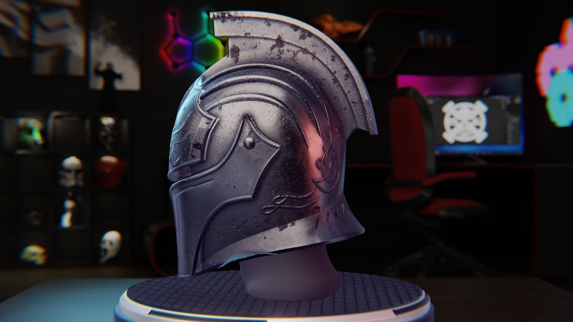 Faraam Knight Helmet from Dark Souls 3D model 3D printable | CGTrader