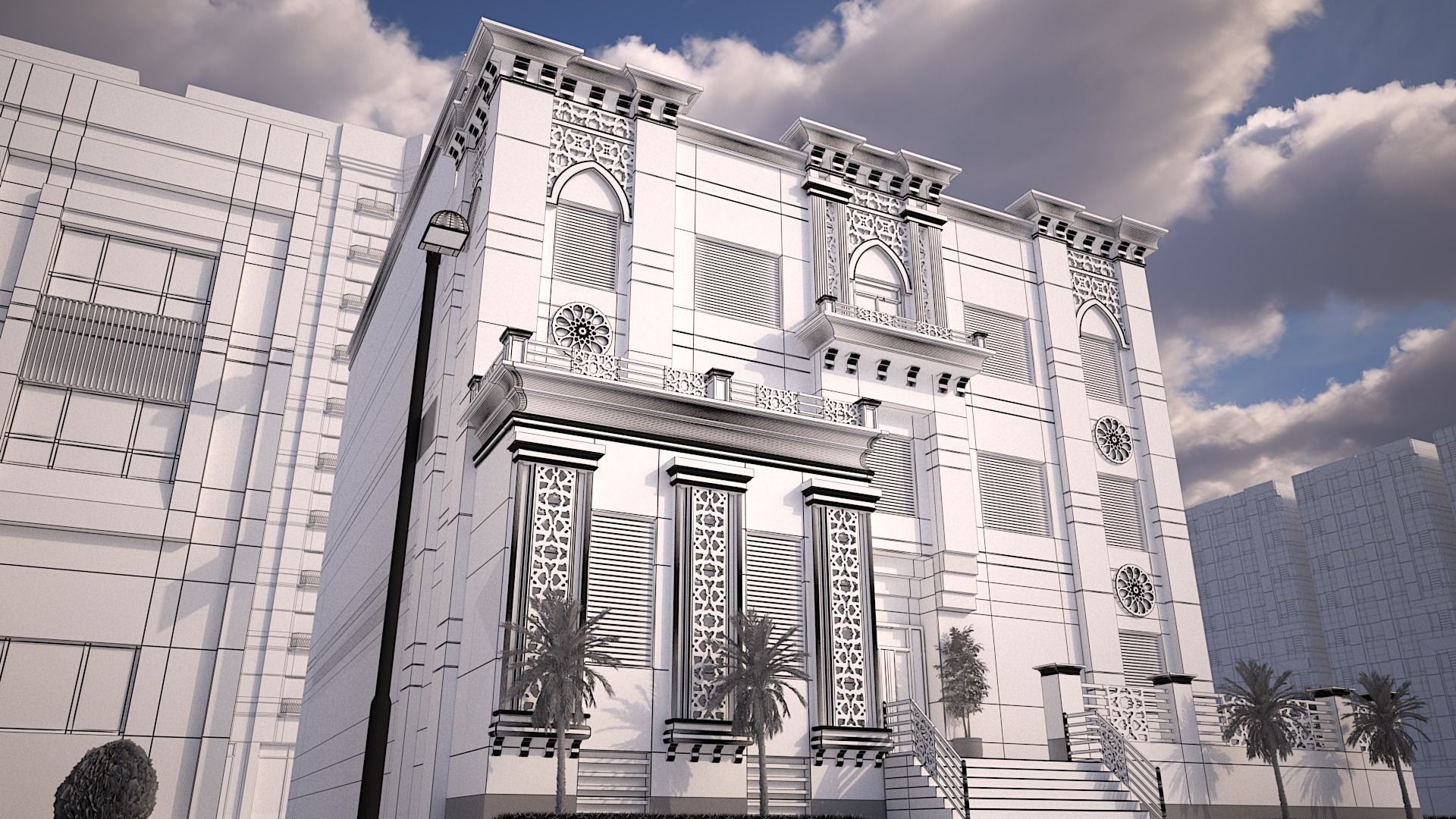 3D Kuwait area scene 3D model | CGTrader