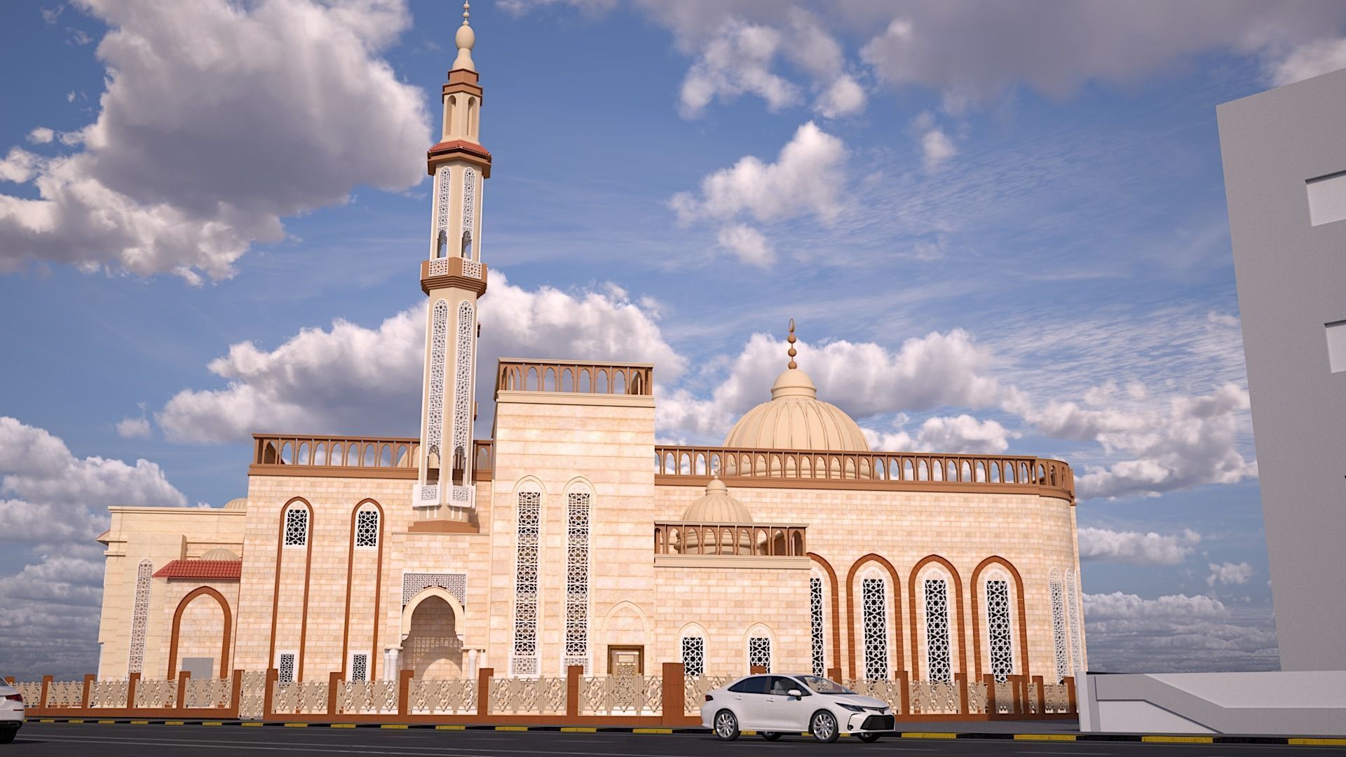 3D Kuwait area scene 3D model | CGTrader