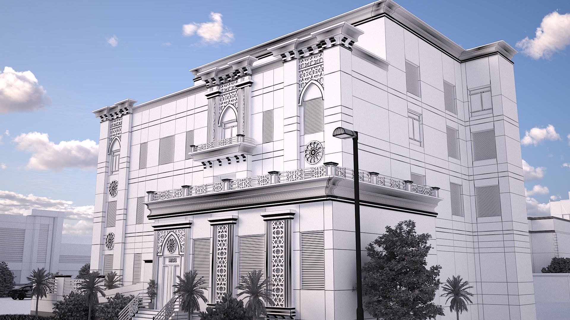 3D Kuwait area scene 3D model | CGTrader