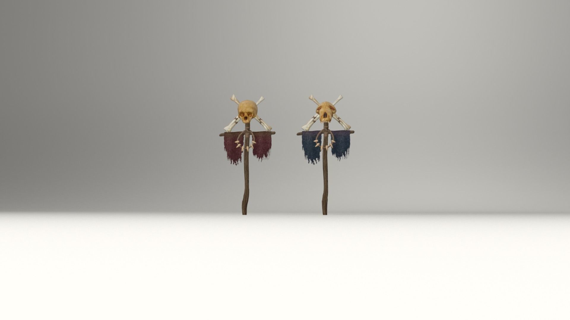 3D model Tribal totems VR / AR / low-poly | CGTrader