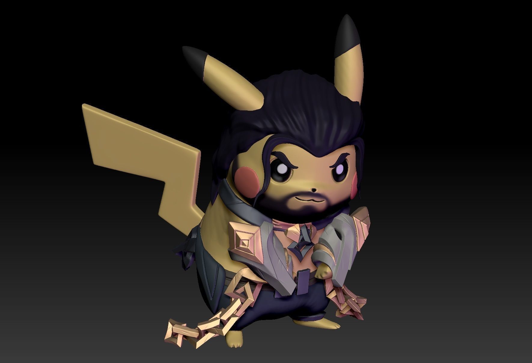 Pokemon Pikachu Cosplay Sylas League of Legends 3D model 3D printable ...