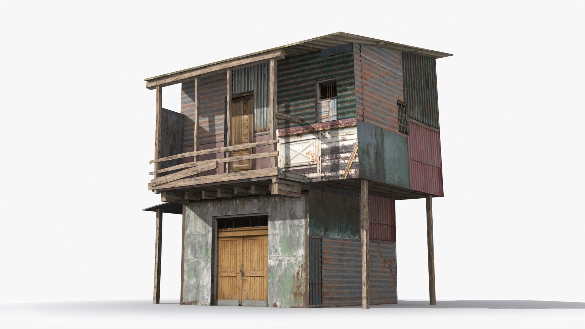 27 Slum Collection VR / AR / low-poly | CGTrader