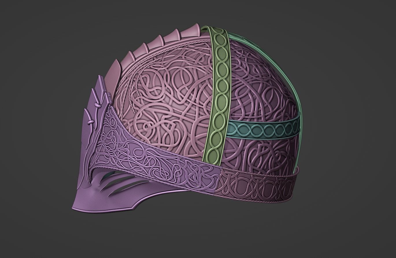 Tarnished helmet from Elden Ring 3D model 3D printable | CGTrader