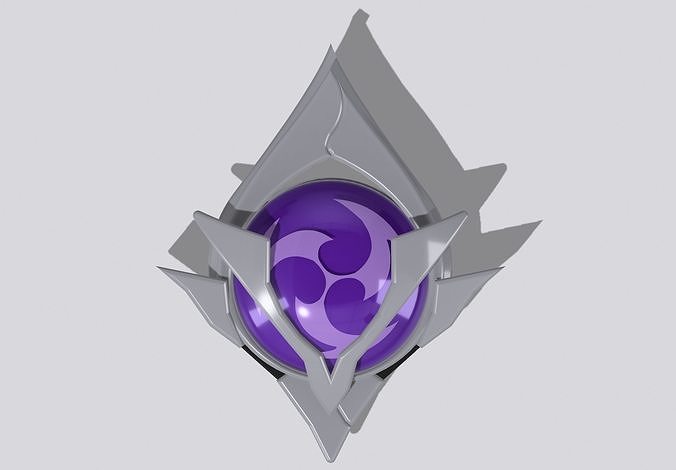Snezhnaya Electro Vision Genshin Impact 3D model 3D printable | CGTrader