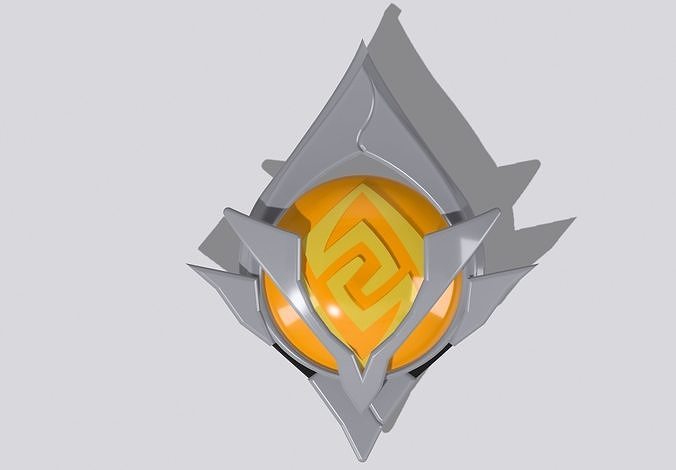 Snezhnaya Geo Vision Genshin Impact 3D model 3D printable | CGTrader