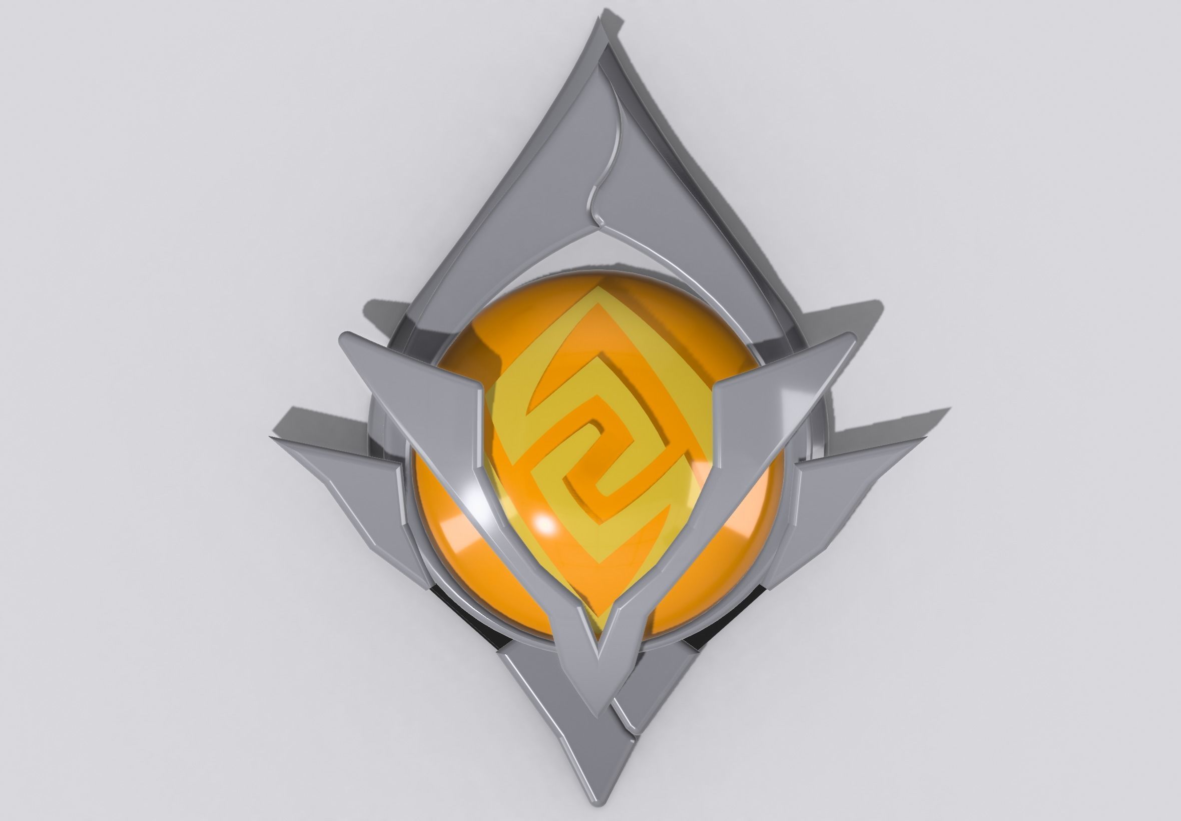 Snezhnaya Geo Vision Genshin Impact 3D model 3D printable | CGTrader