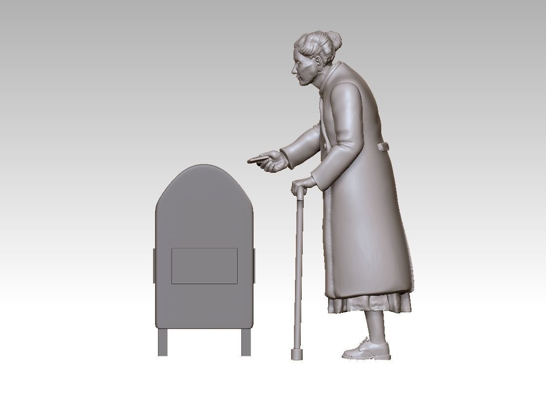 POST BOX 3D model 3D printable | CGTrader