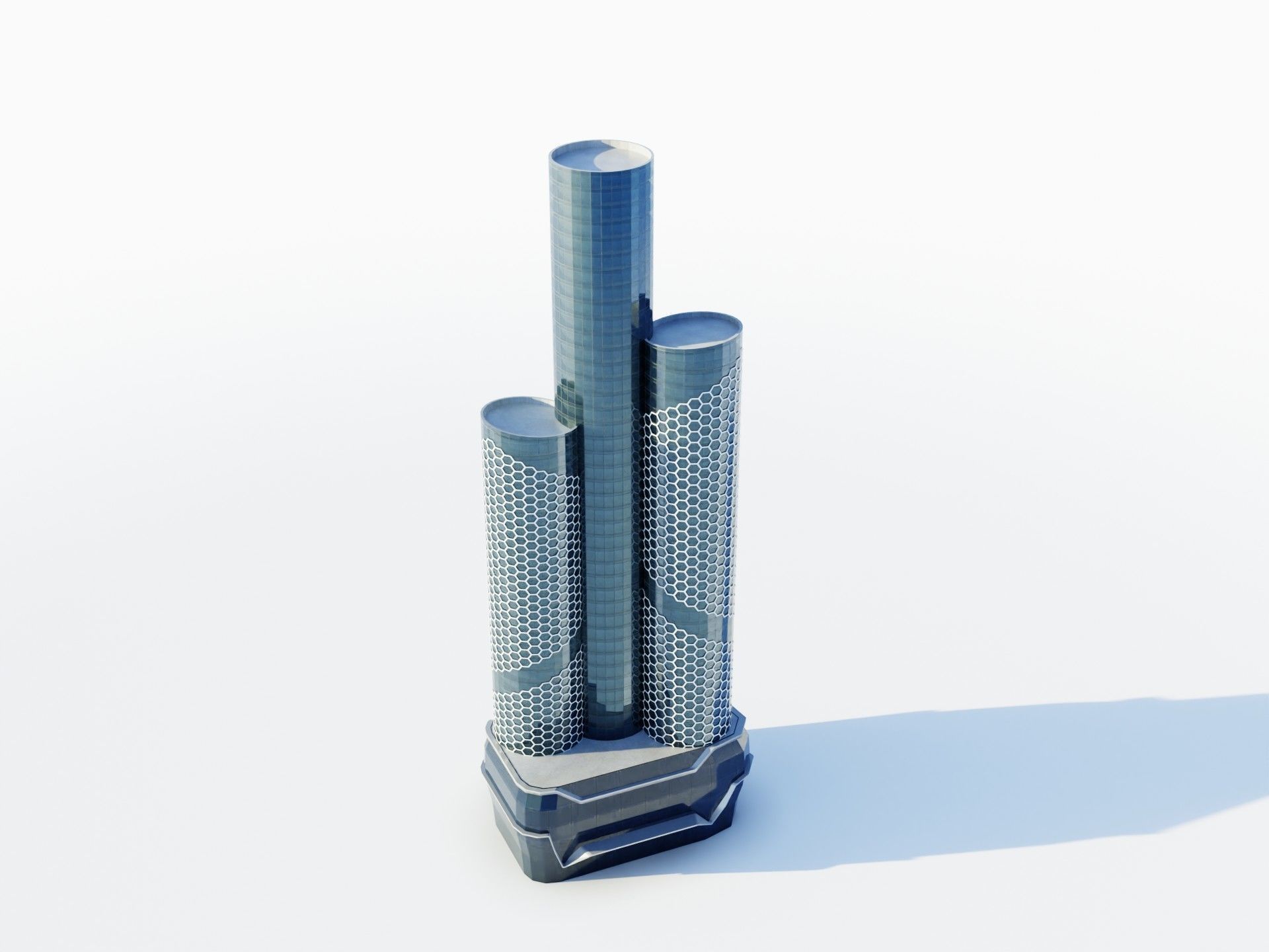 3D model QIMC tower - Qatar doha VR / AR / low-poly | CGTrader