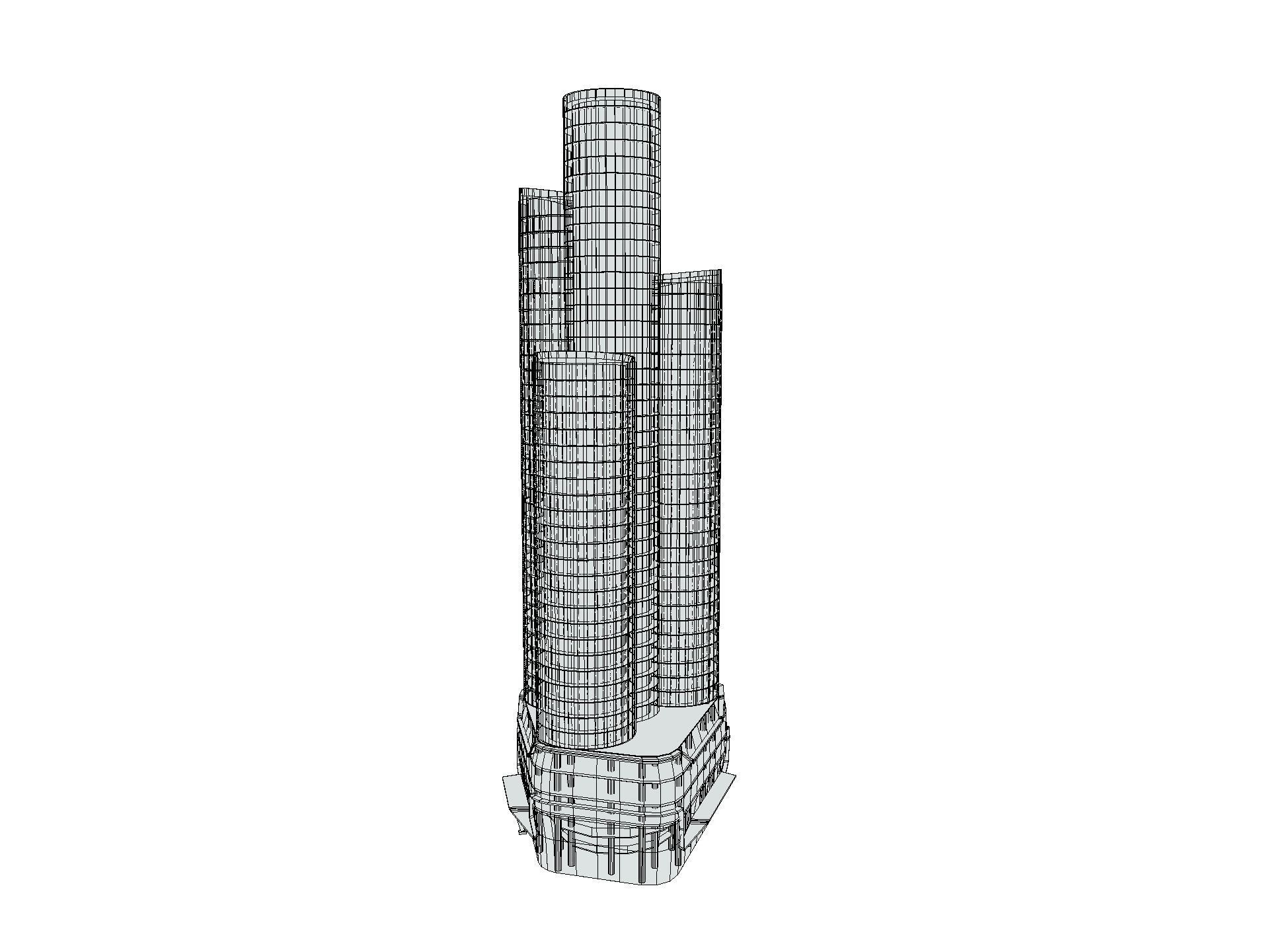 3D model QIMC tower - Qatar doha VR / AR / low-poly | CGTrader