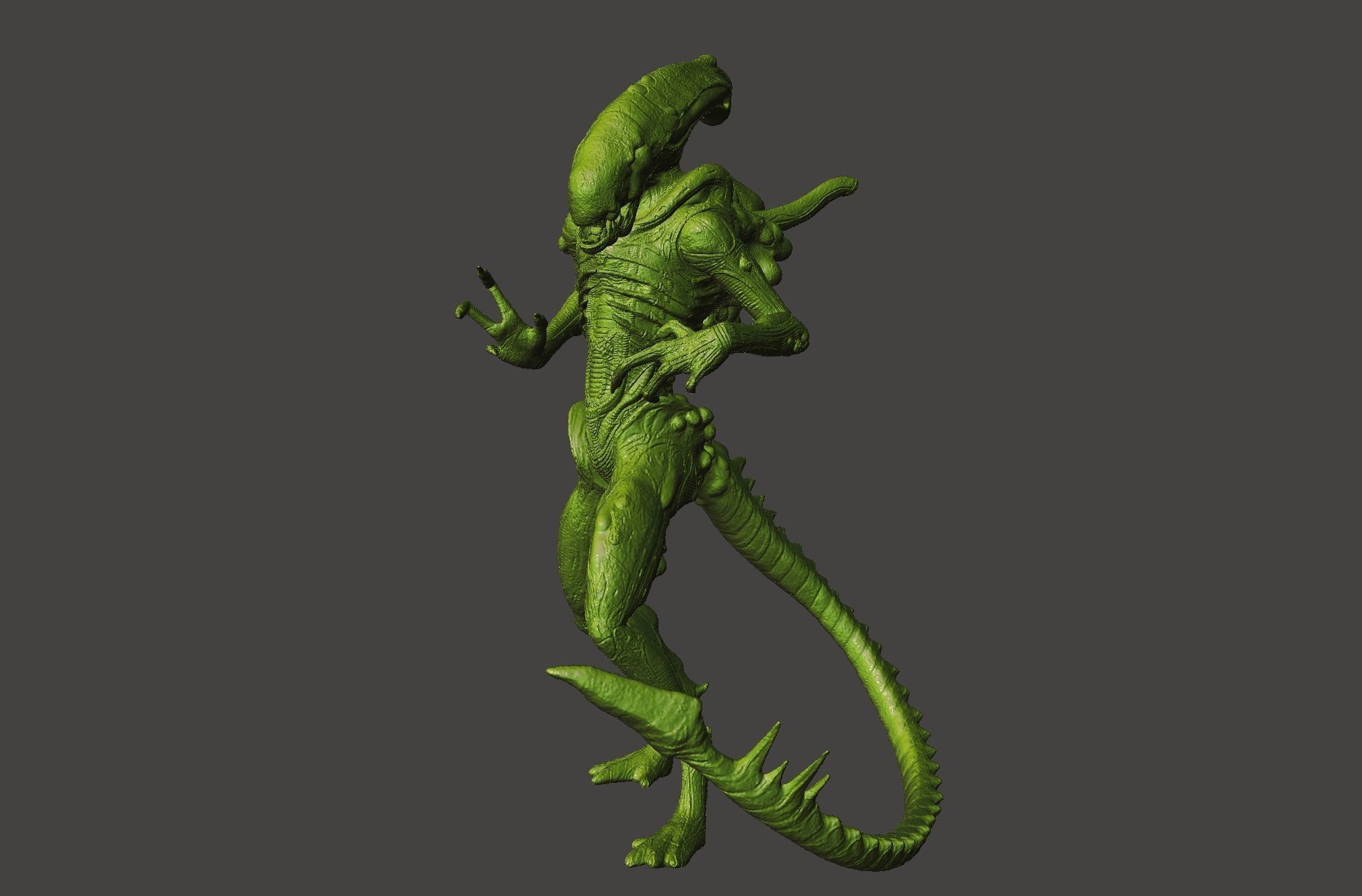ALIEN BOILER XENOMORPH ALIENS COLONIAL MARINES hi-poly STL 3D model 3D ...