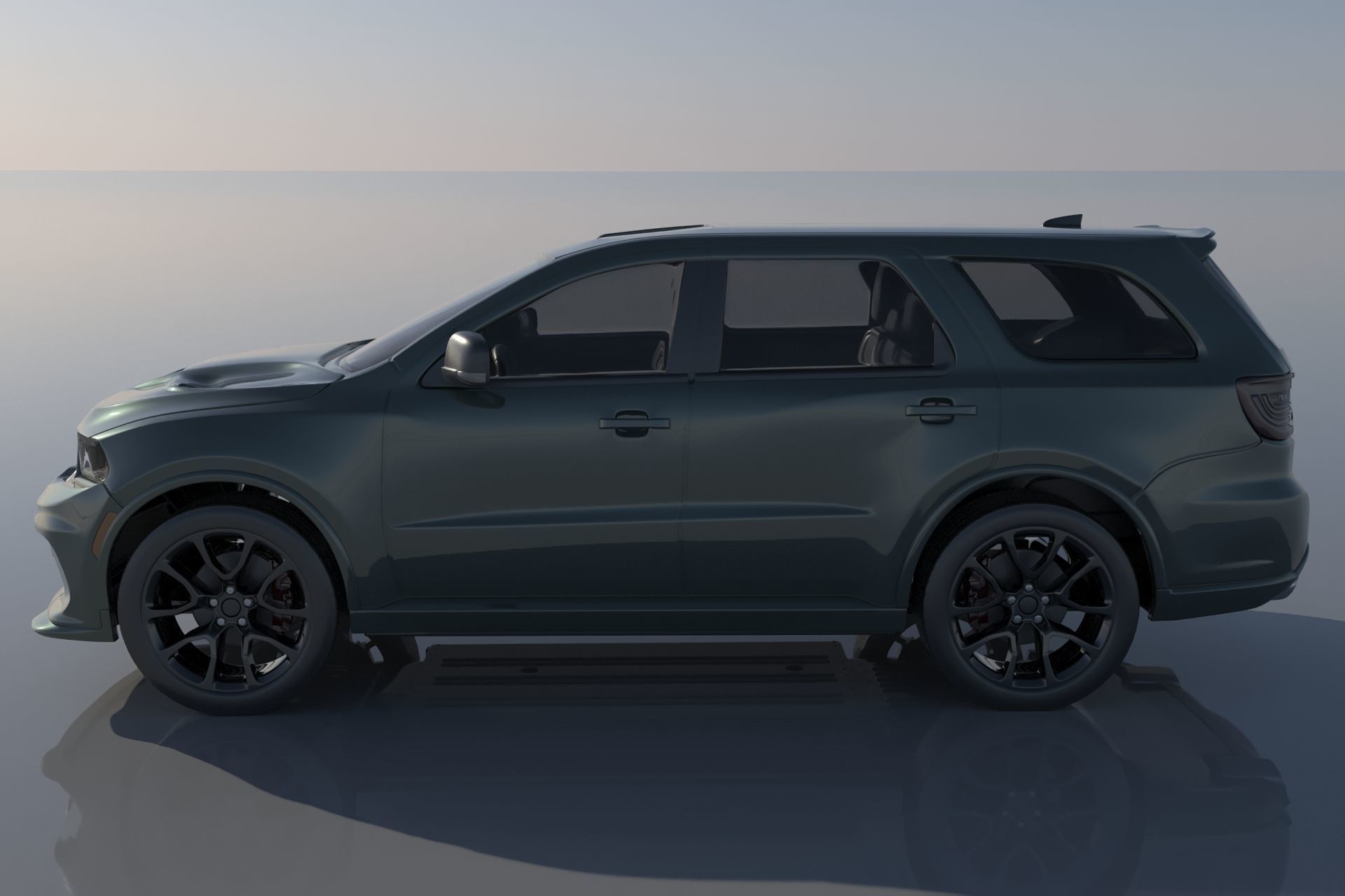 Dodge Durango SRT 3D model 3D printable | CGTrader