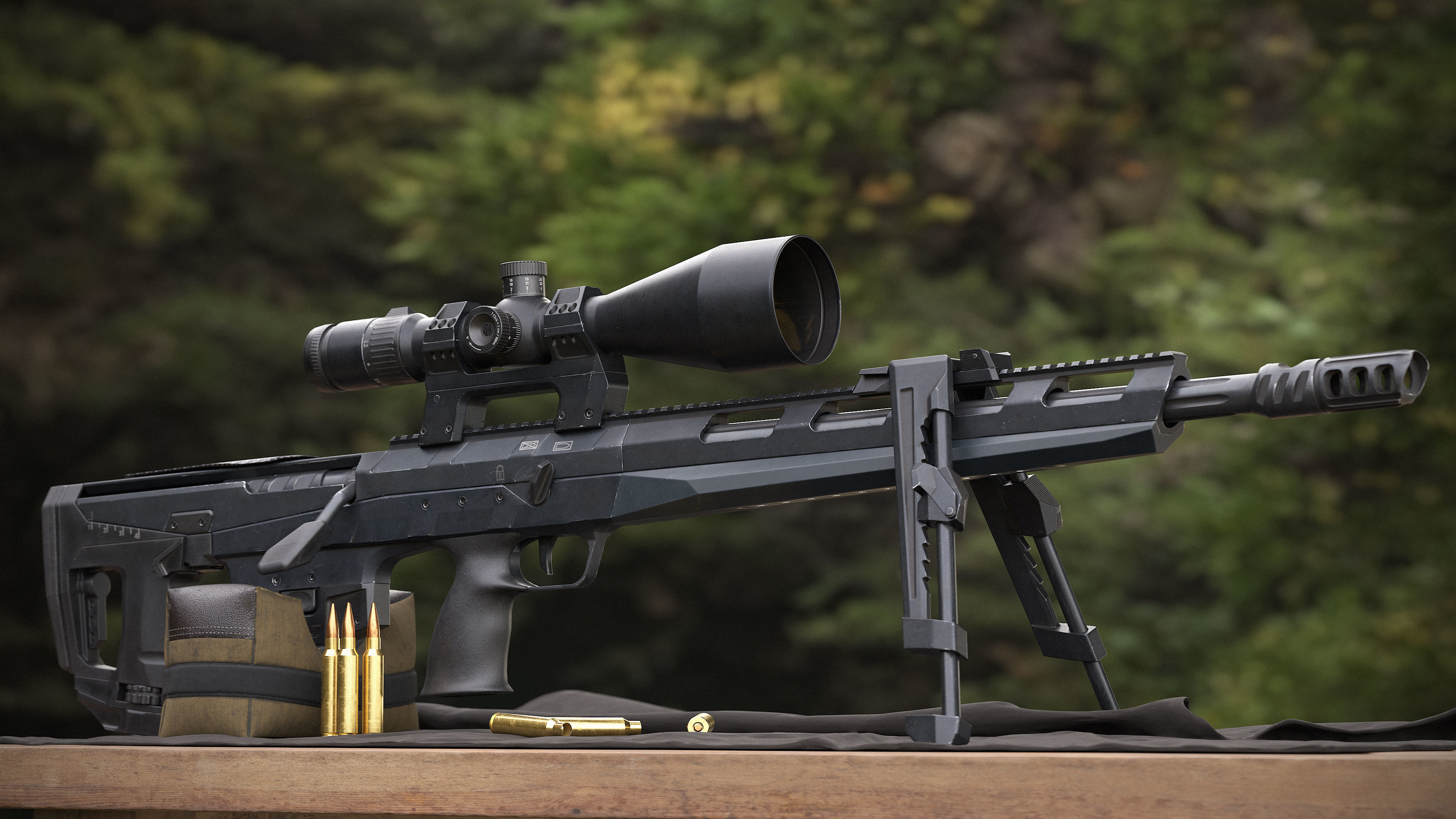 3D model TTS Xceed sniper rifle VR / AR / low-poly | CGTrader