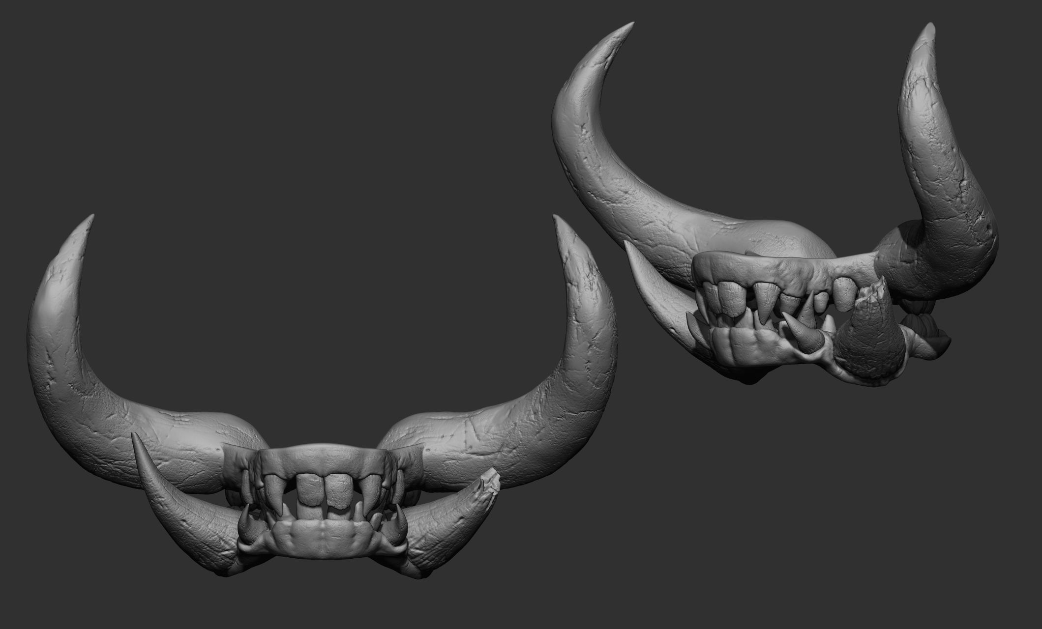 Creature Monster Teeth 3D model | CGTrader