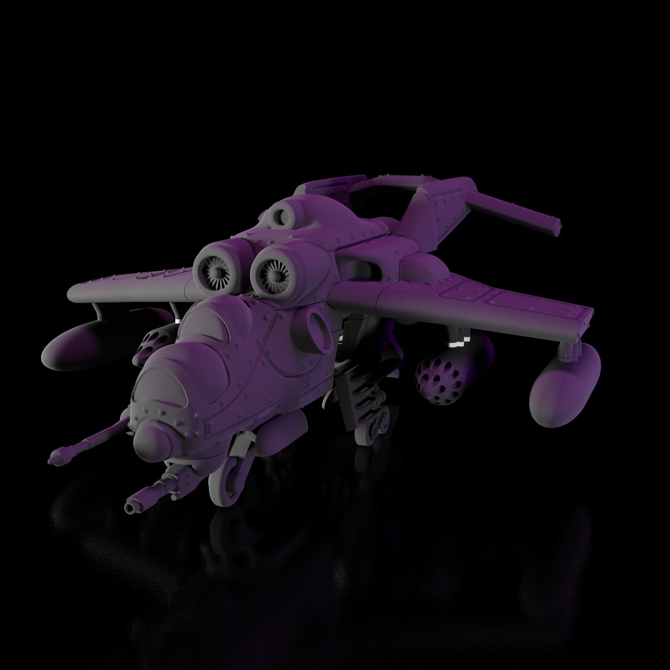 MI-24 Valk-D 3D model 3D printable | CGTrader
