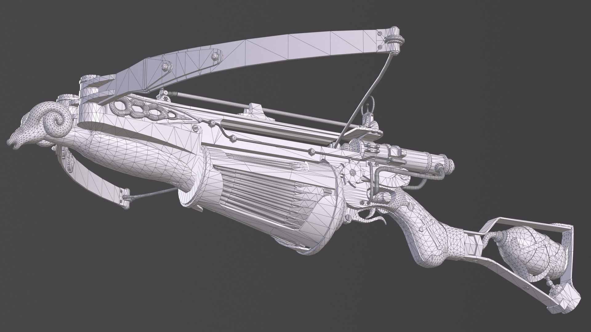 3D model Van Helsing Crossbow VR / AR / low-poly | CGTrader
