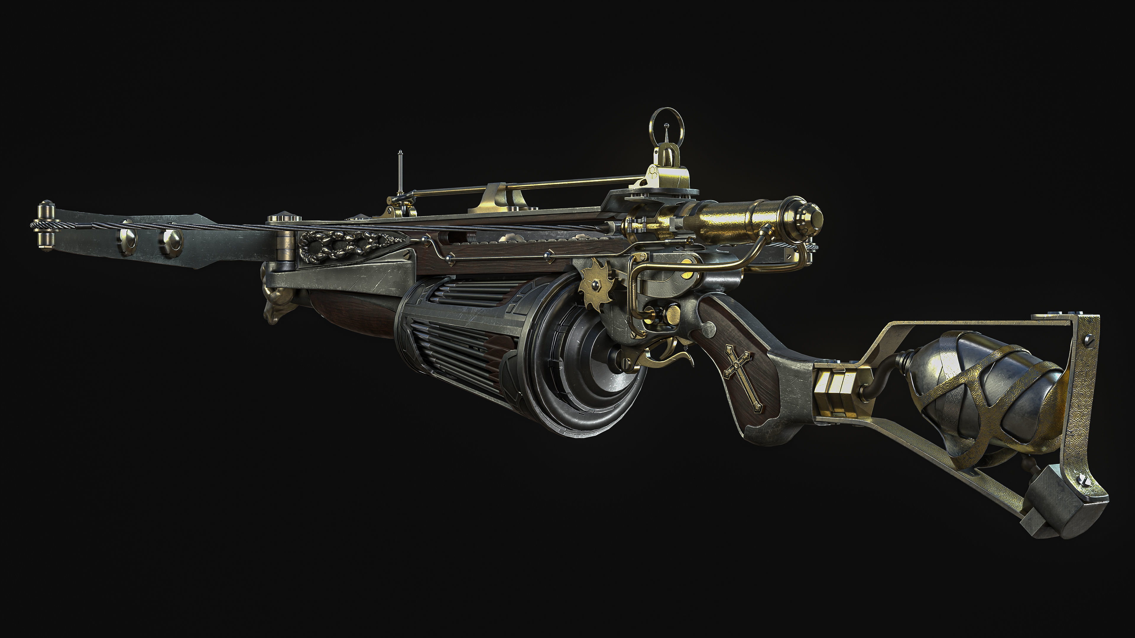 3D model Van Helsing Crossbow VR / AR / low-poly | CGTrader