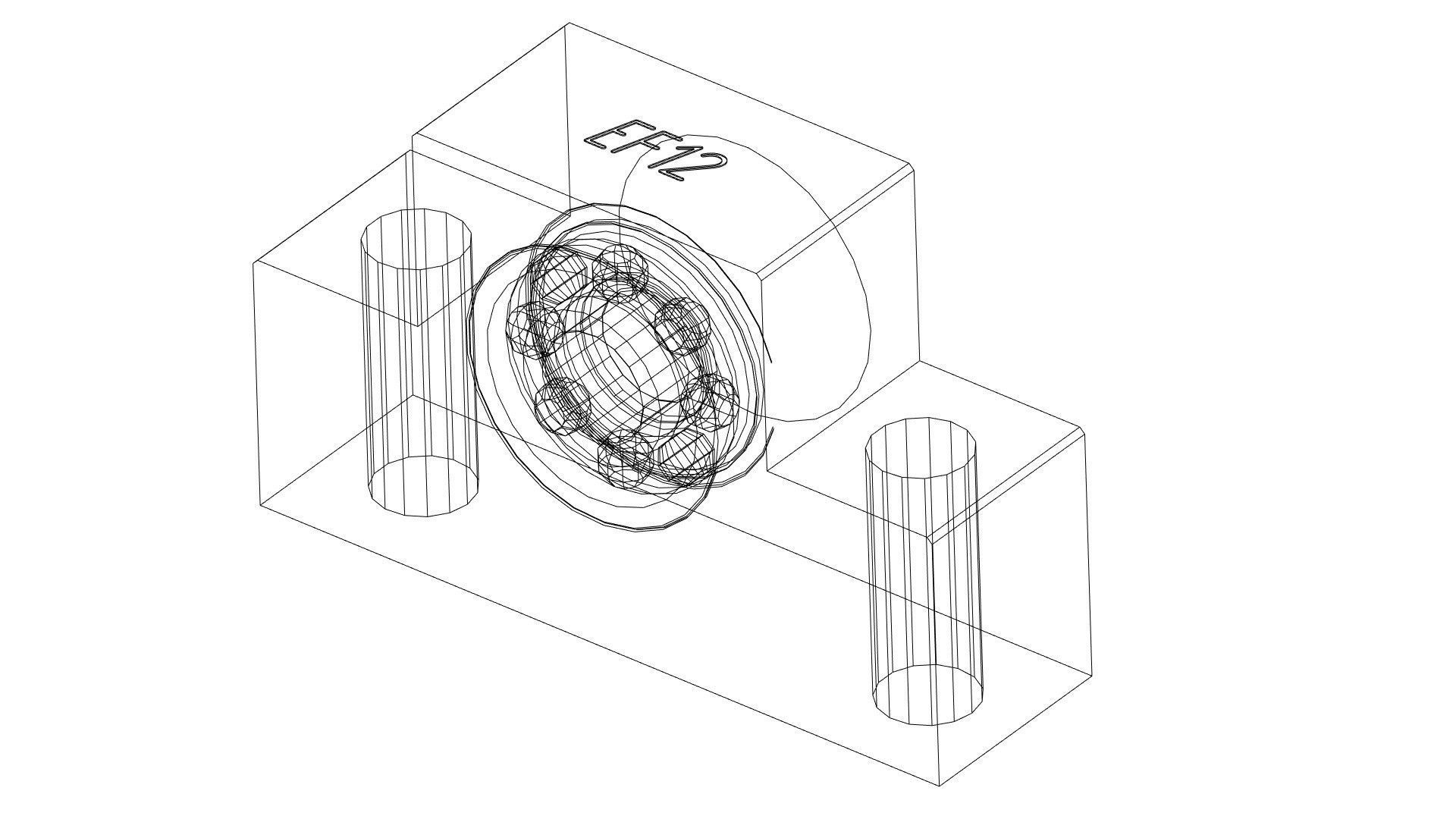Ef12 Supports 3d Model Cgtrader