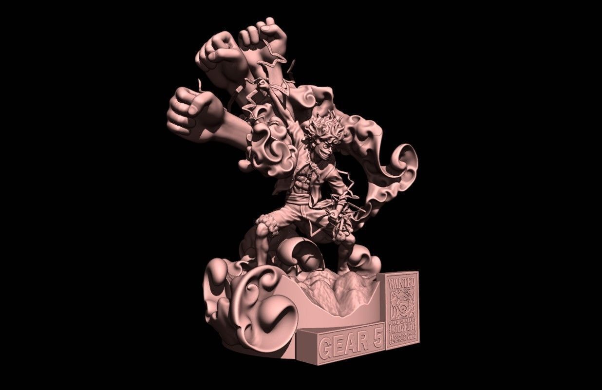 Luffy gear 5 - 3d printing 3D model 3D printable | CGTrader