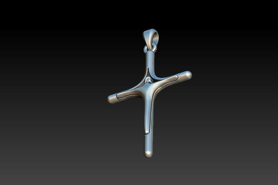 Stylized Cross with Jesus - Cruz Estilizada com Jesus 3D model 3D ...