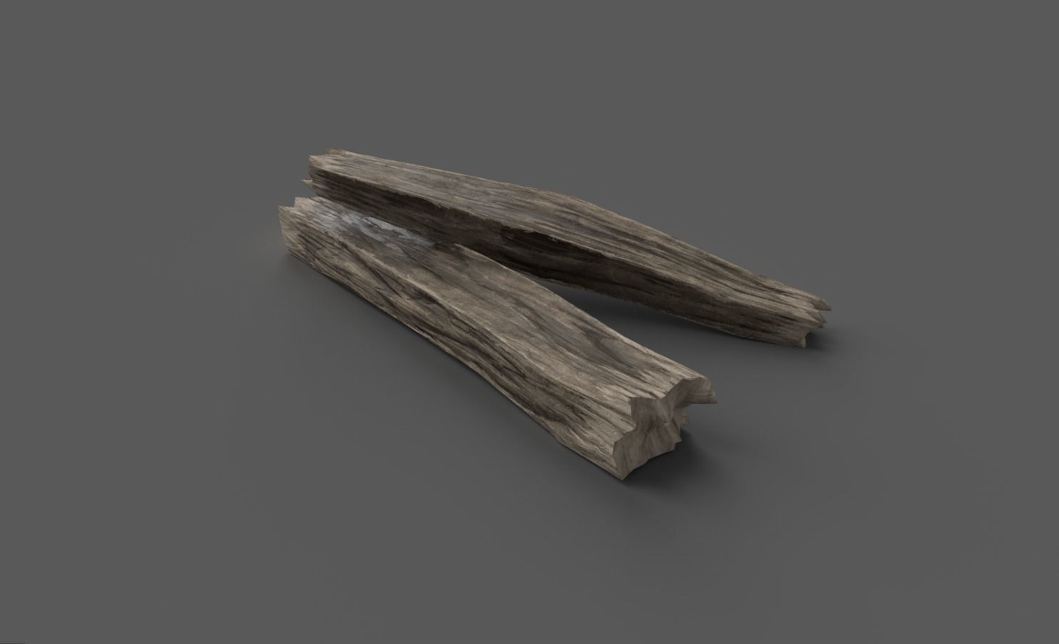 3D model Wood Plank 3D Model with PBR Texture VR / AR / low-poly | CGTrader