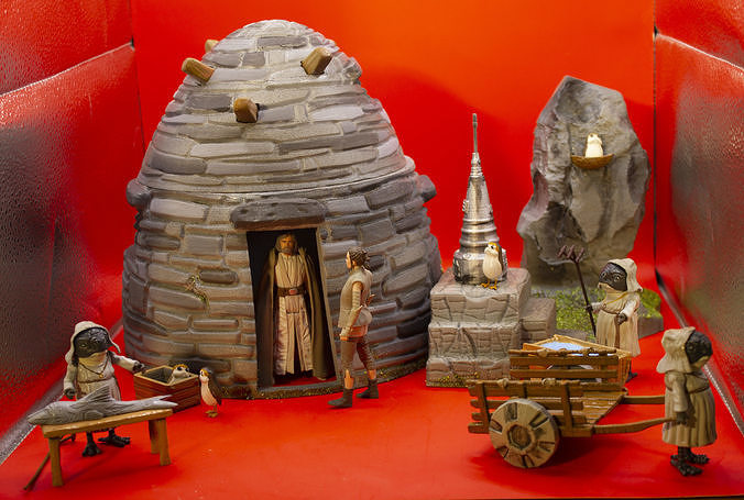 Ahch to luke house and lanai 3D model 3D printable | CGTrader