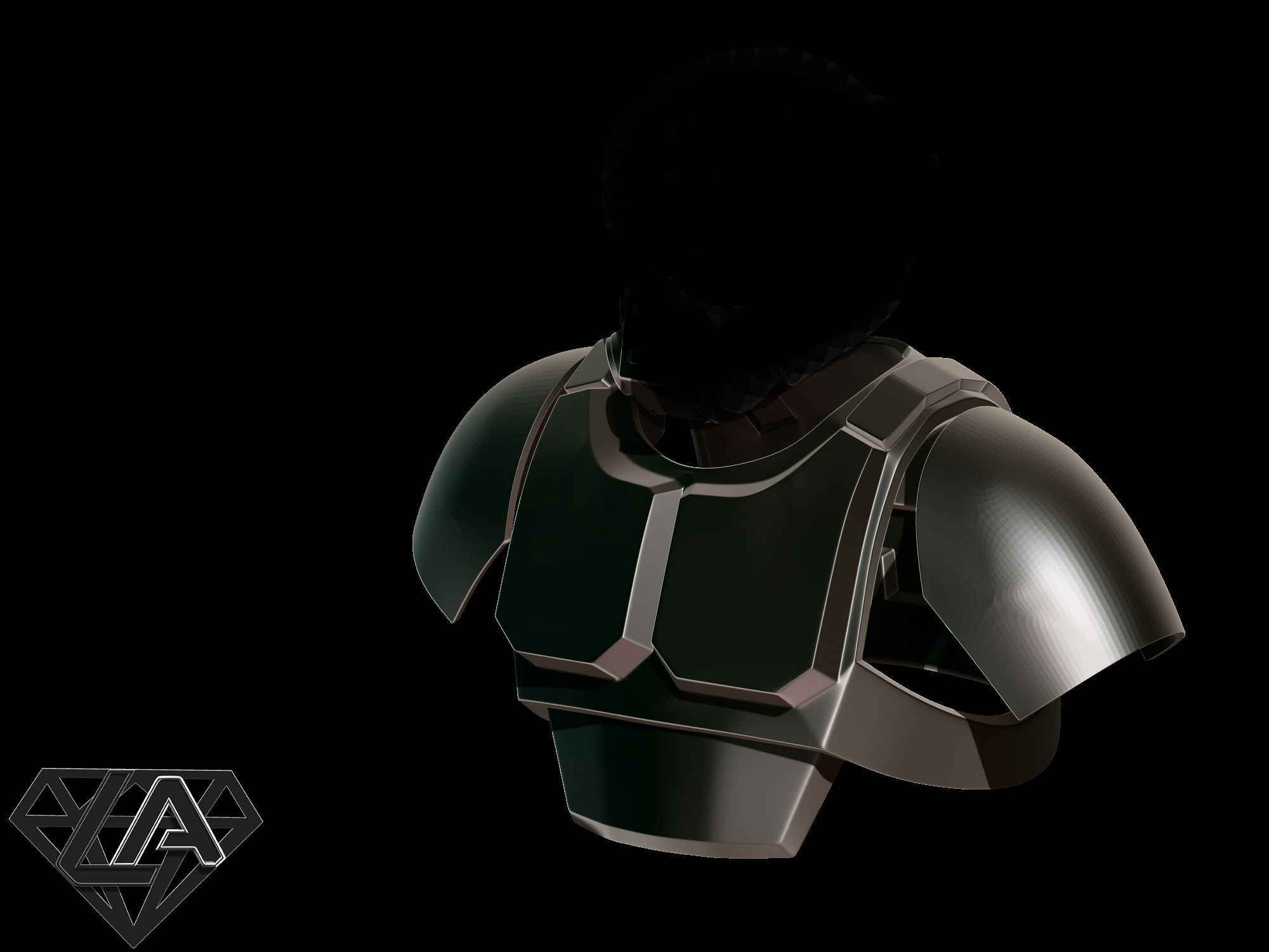 Warhammer Combat Armor without helmet 3D model 3D printable | CGTrader