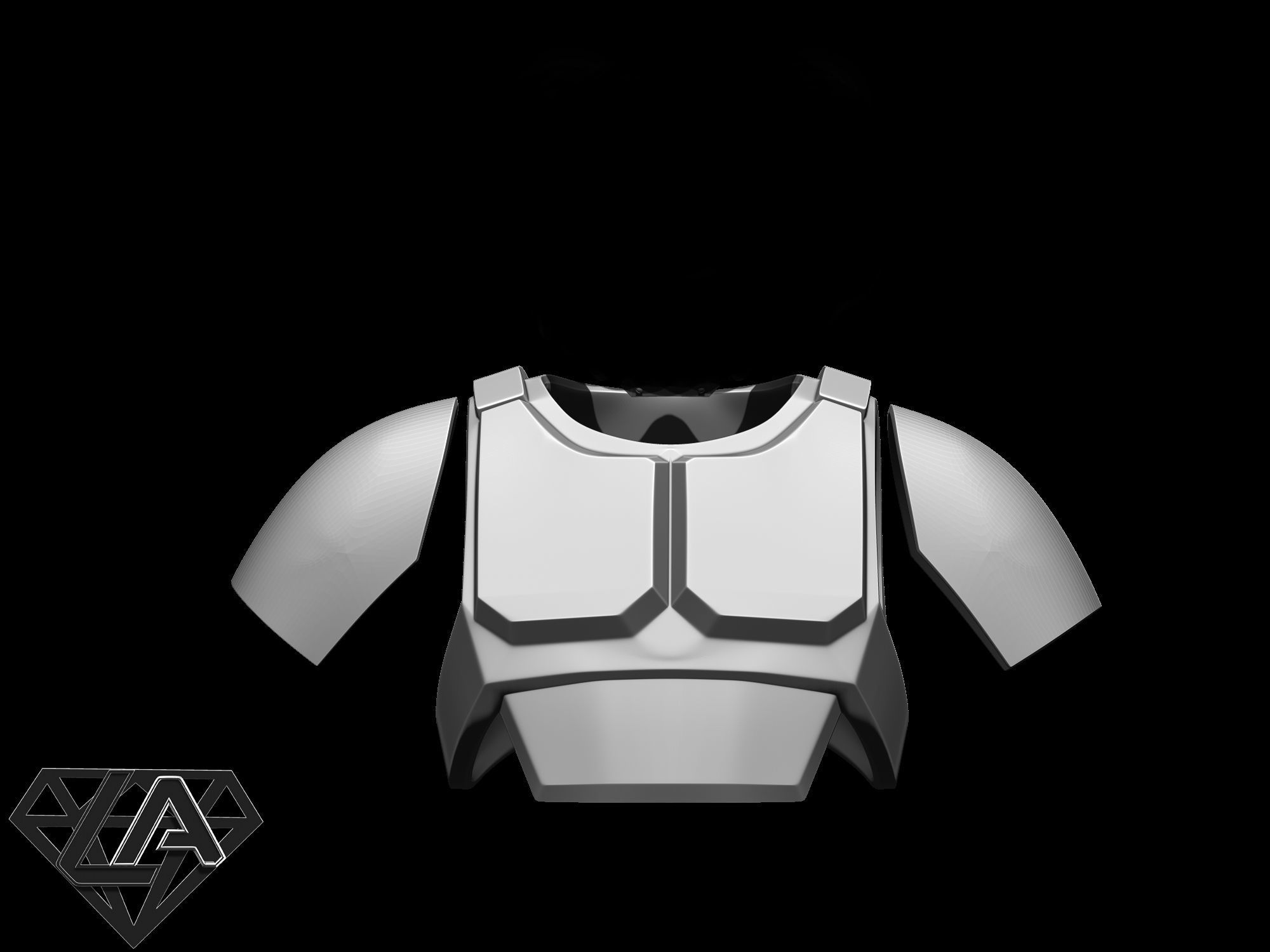 Warhammer Combat Armor without helmet 3D model 3D printable | CGTrader