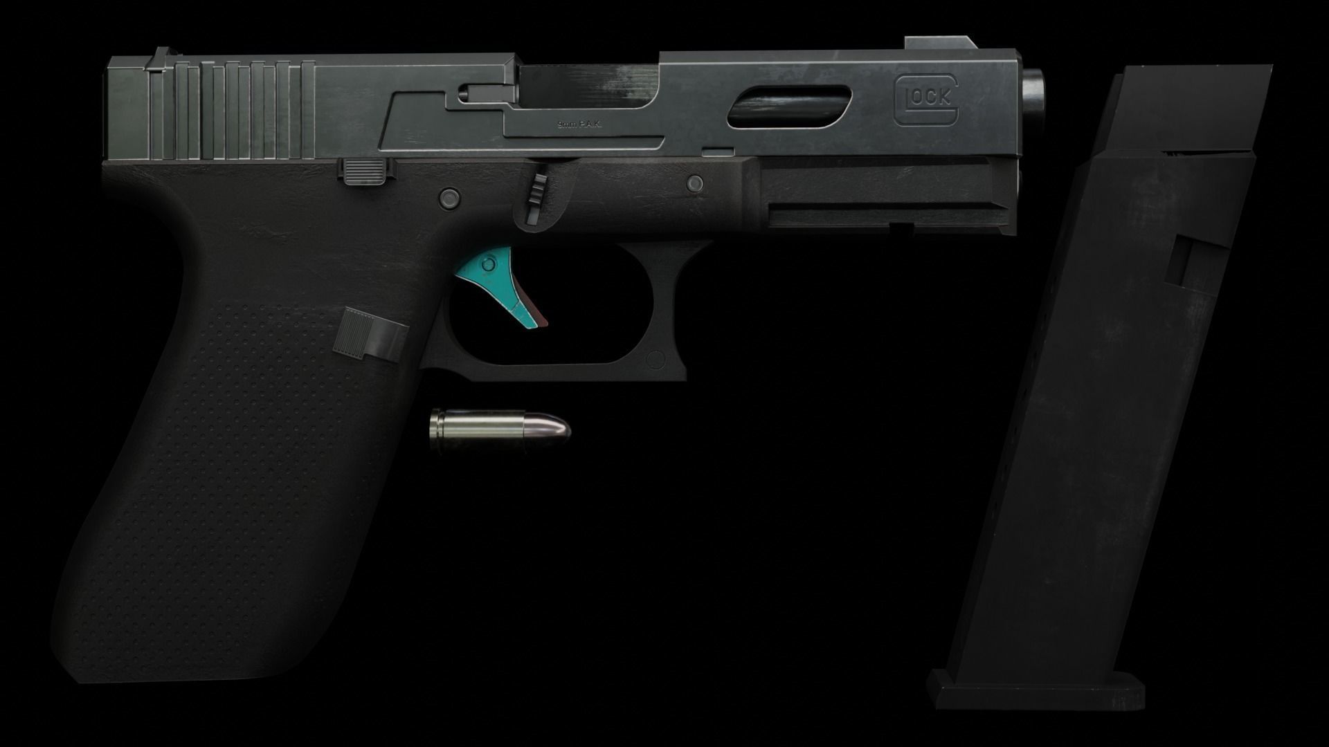 3D model Glock Gameasset VR / AR / low-poly | CGTrader