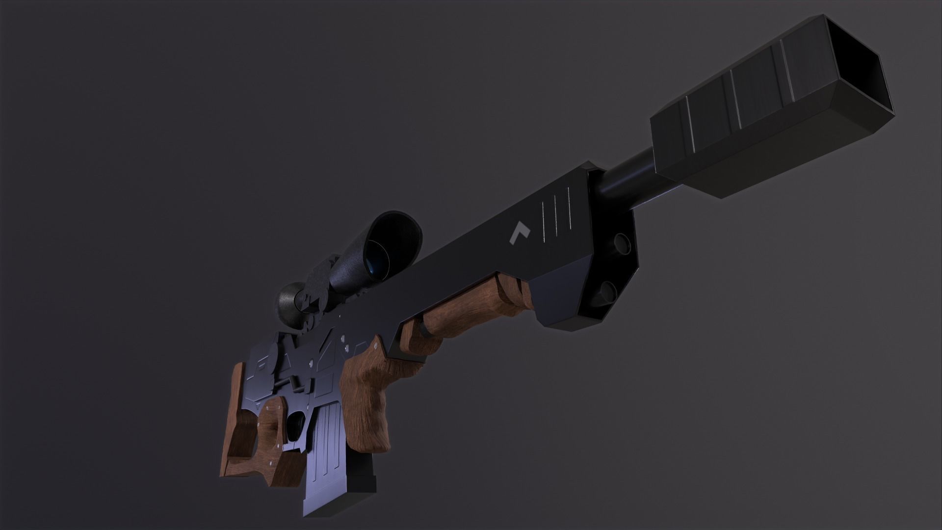 3D model Sniper Rifle VR / AR / low-poly | CGTrader